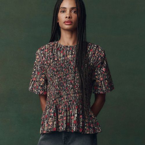 Smocked Flounce Top - The Great – The Study Club Mendocino